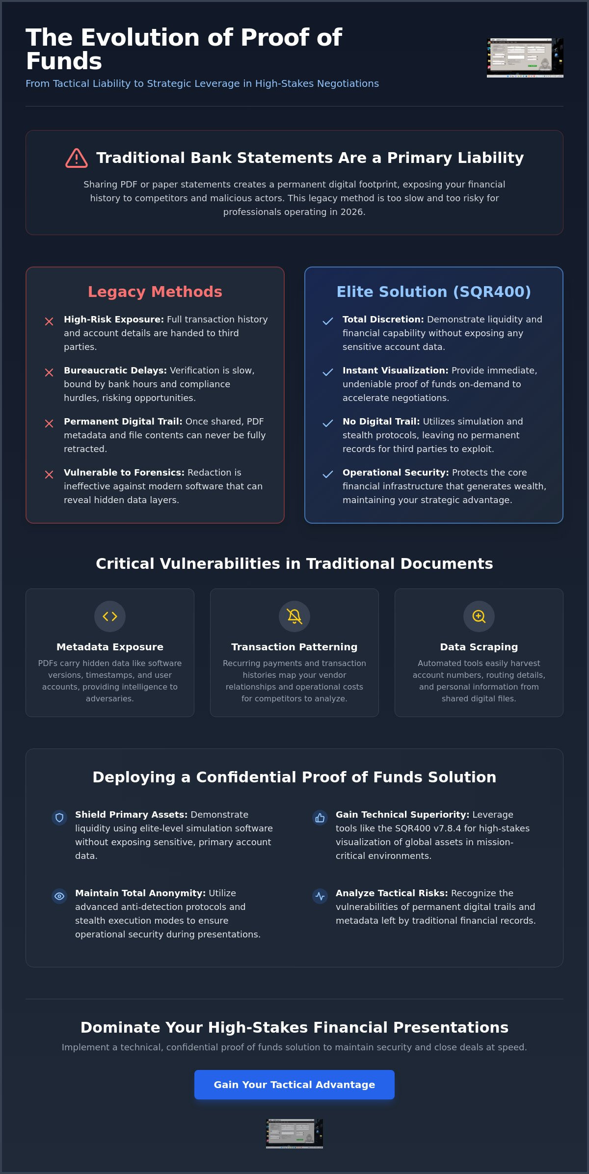 Strategic Alternatives to Showing Personal Bank Records in 2026 ...